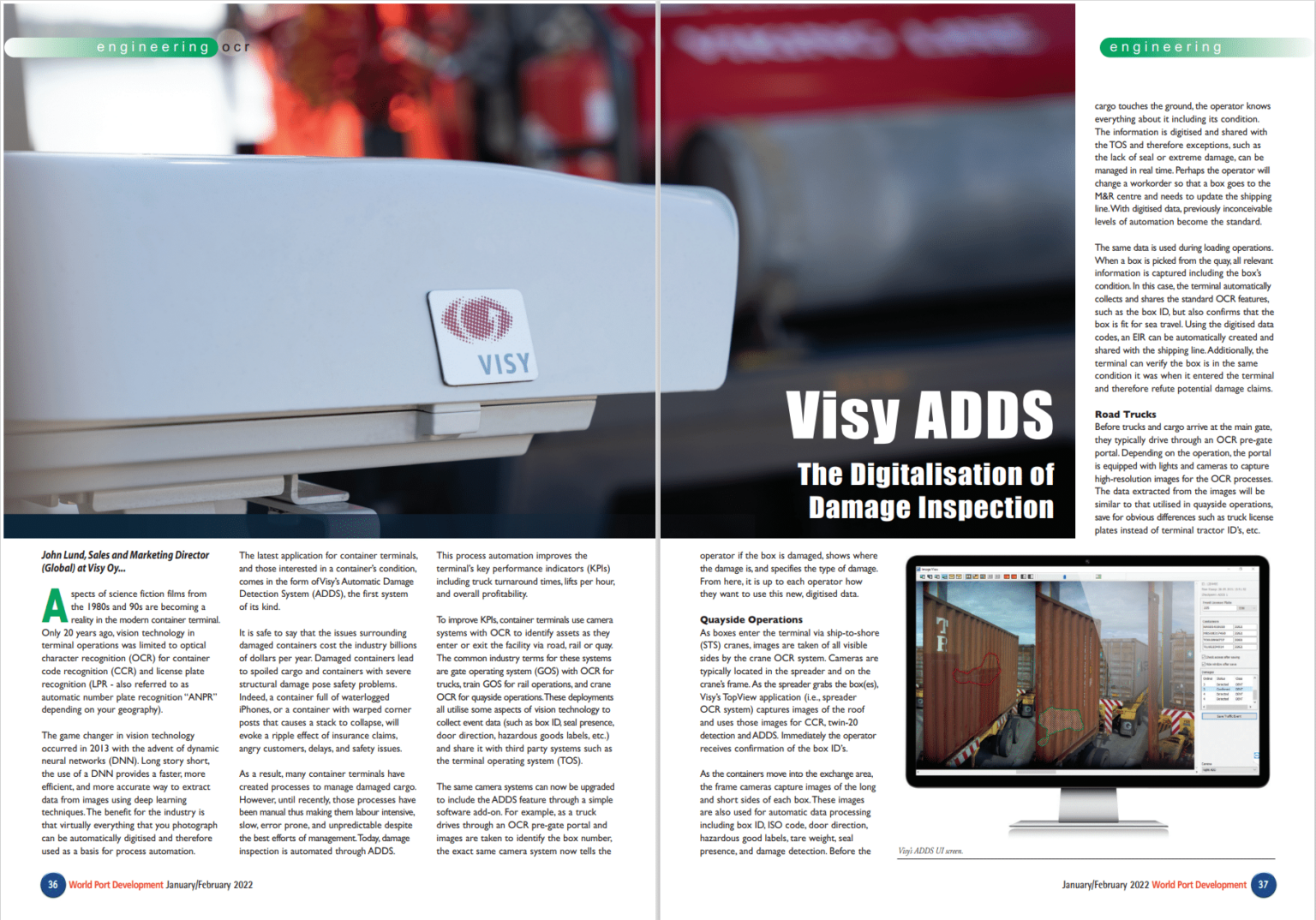 Visy ADDS – The Digitalisation of Damage Inspection - Visy